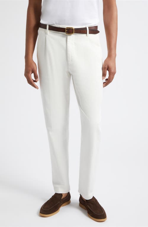 ELEVENTY Eleventy Cotton Stretch Twill Tapered Pants